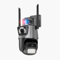 Панорамная охранная камера ABT Vision 360 с ночным режимом, 8-кратным ...